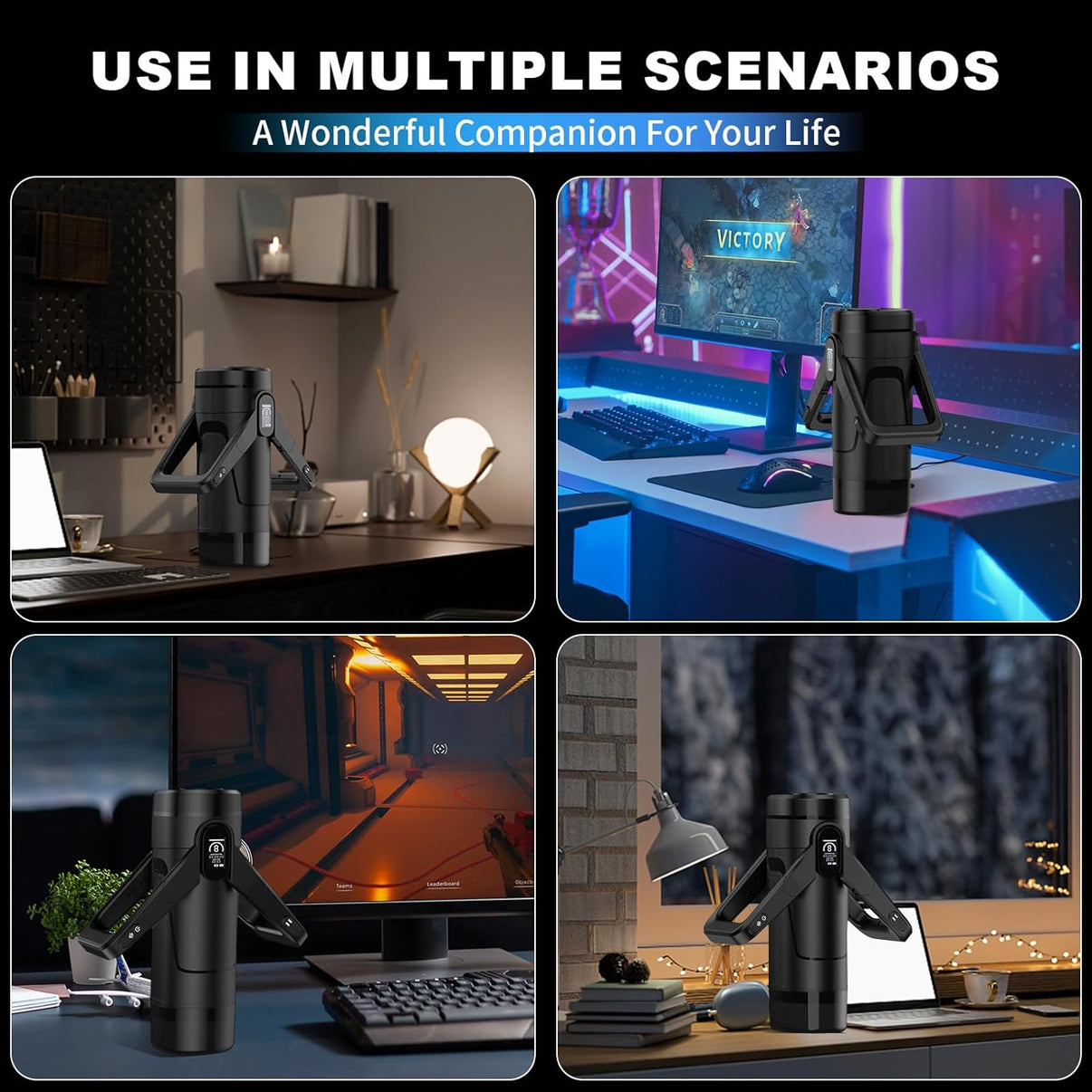 Automatic Male Masturbator with 8 Thrusting & Vibration Modes – Habakon