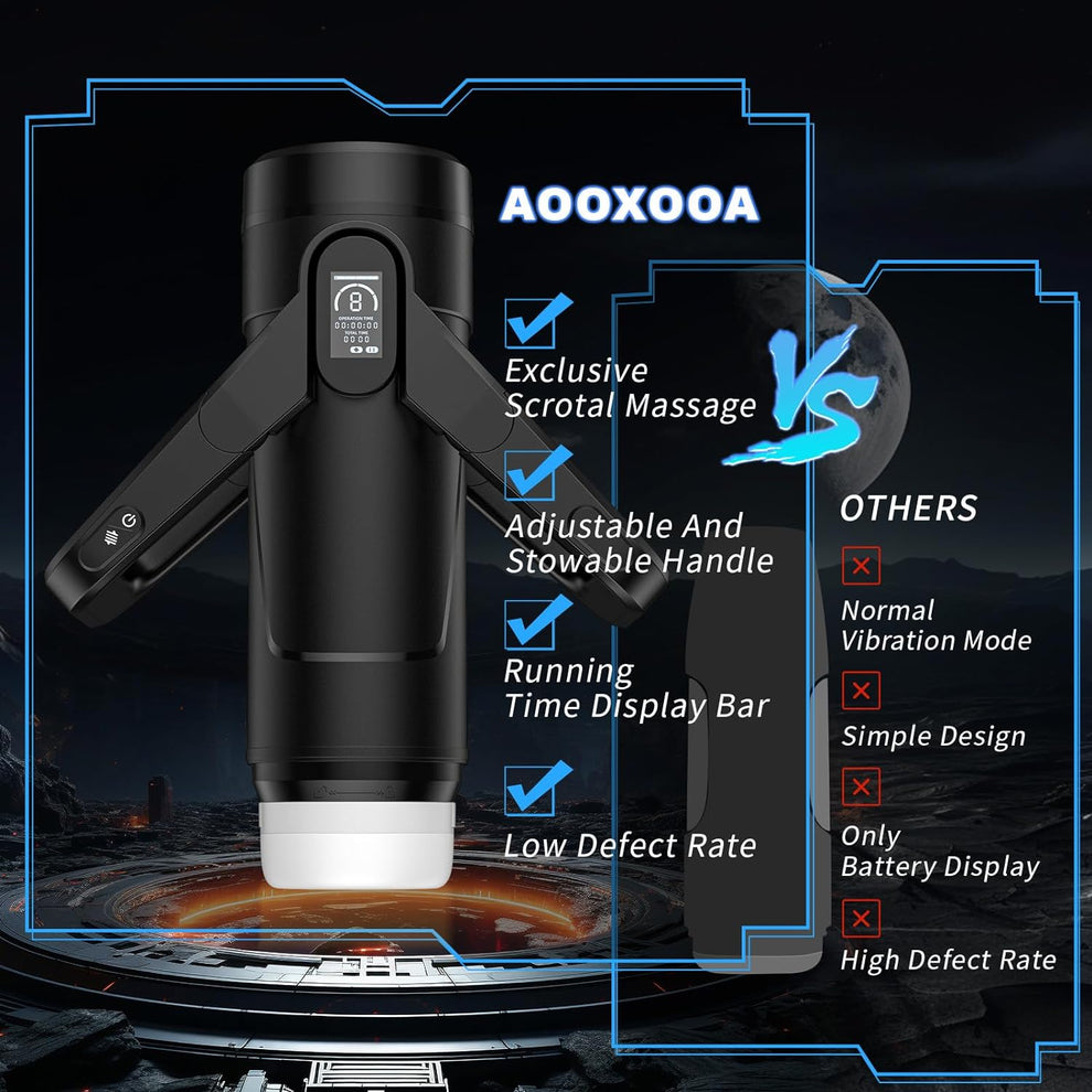 Automatic Male Masturbator with 8 Thrusting & Vibration Modes – Habakon